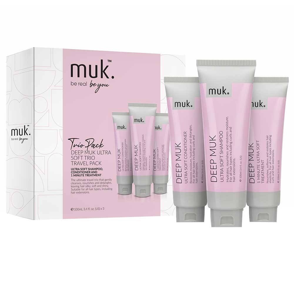 Deep muk Ultra Soft Trio Travel Pack 100ml – Orchid Belle Beauty